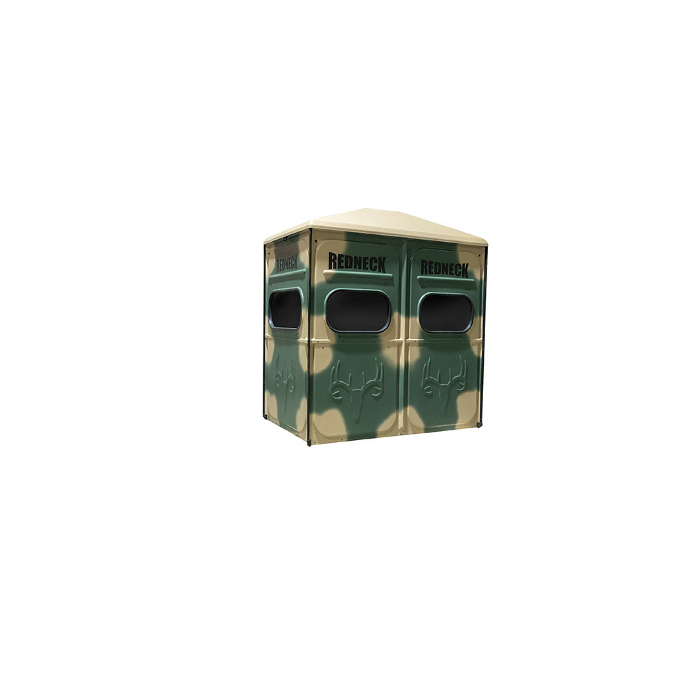 The 4X6 Twin Hunter Box Blind | Redneck Blinds