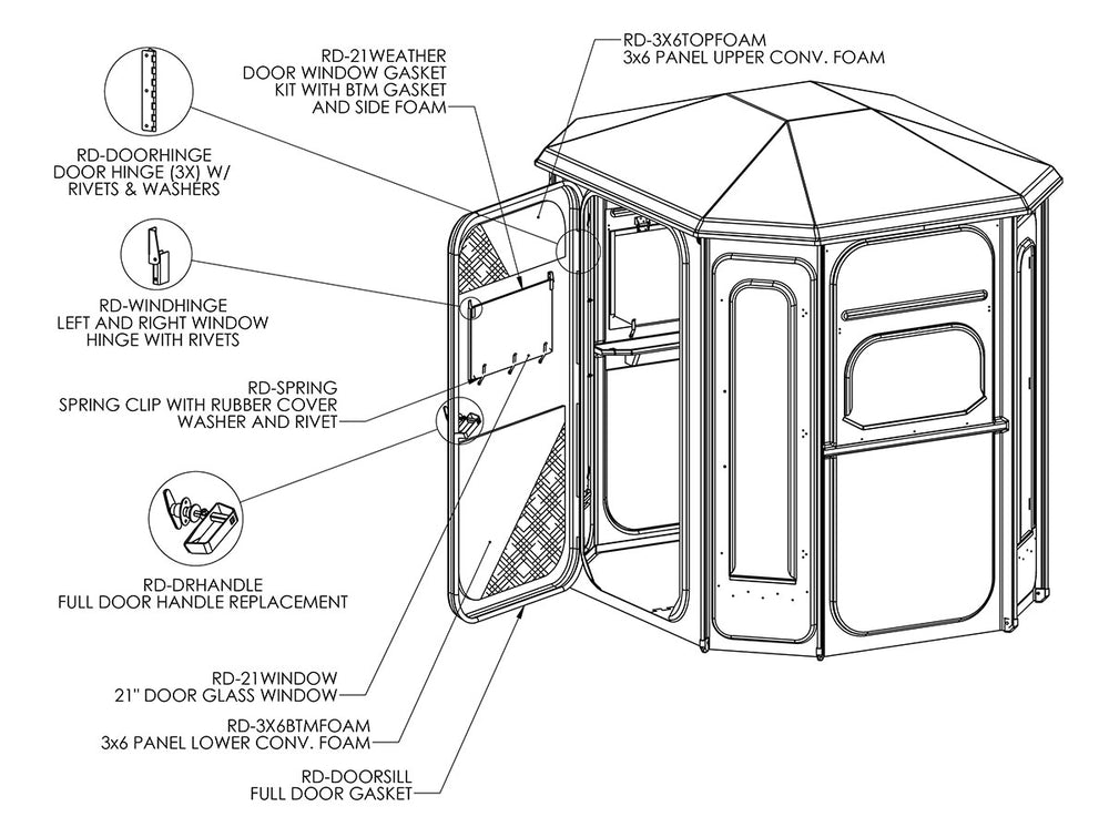 Predator Blind Parts - Redneck Blinds