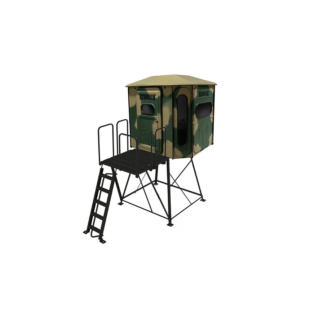 The Big Country 6X7 360 Box Blind from Redneck Blinds