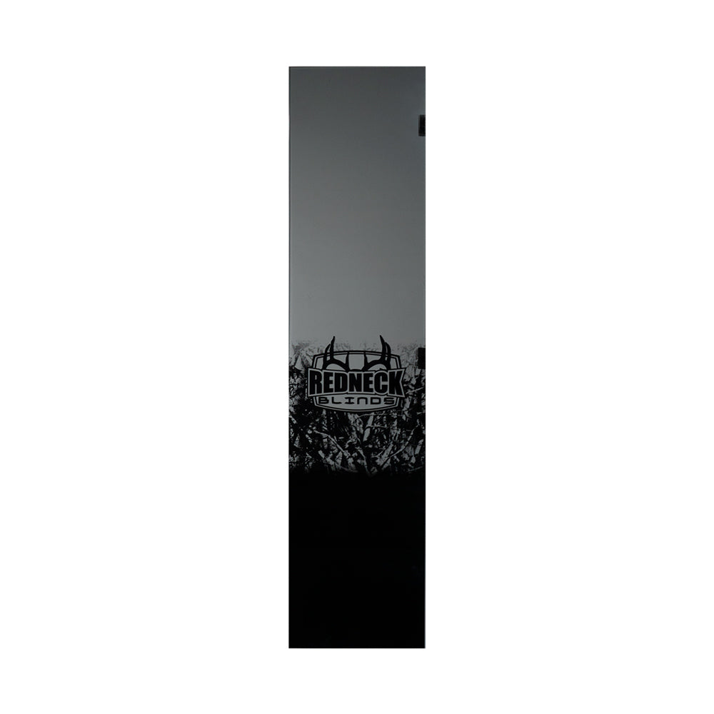 48" Bow Window with Screen Printing - Redneck Blinds