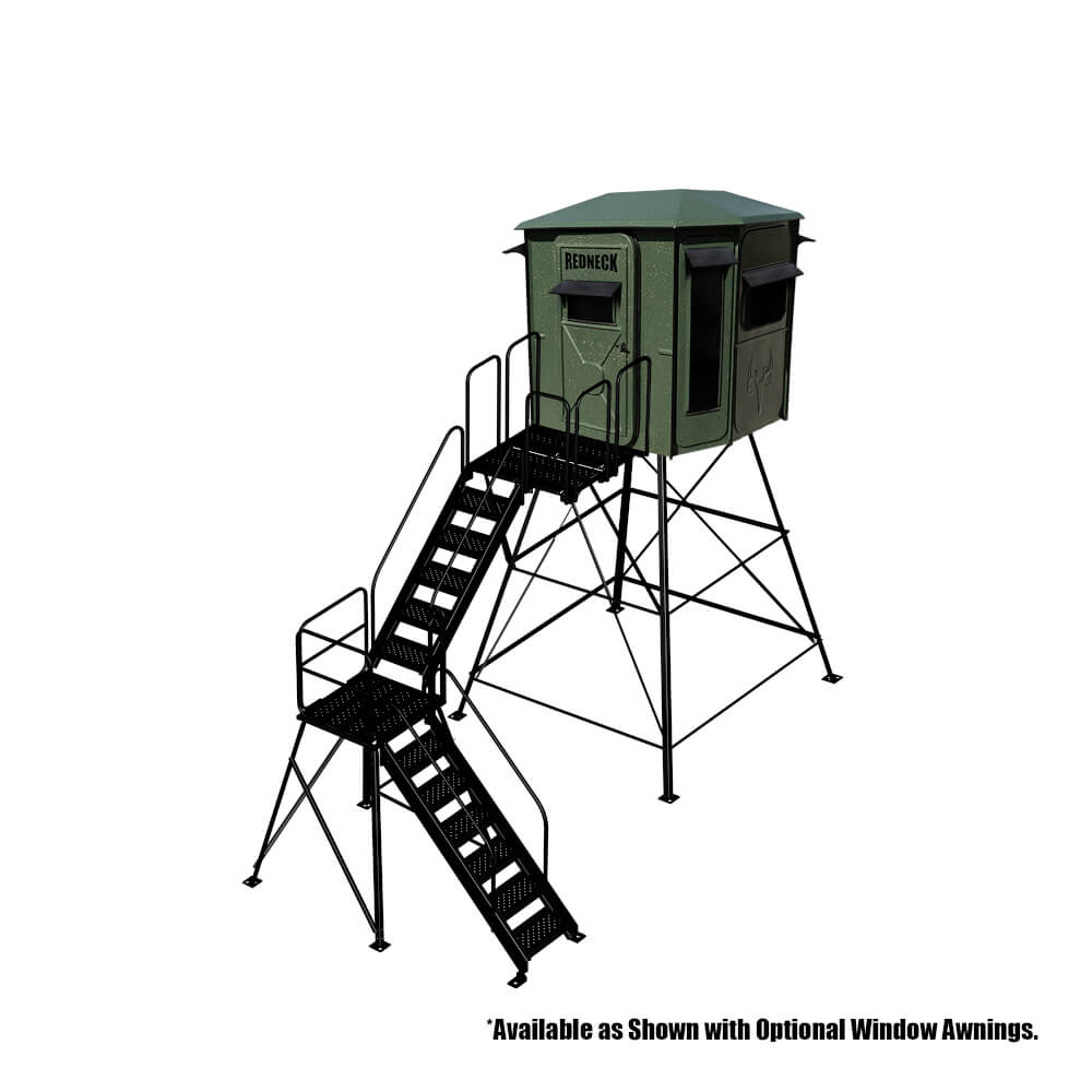 The Big Country 6X7 360 Box Blind from Redneck Blinds