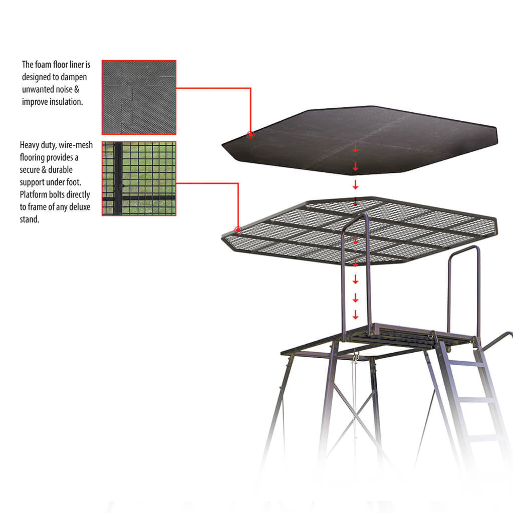 Soft Side Deluxe Stand & Platform - Redneck Blinds